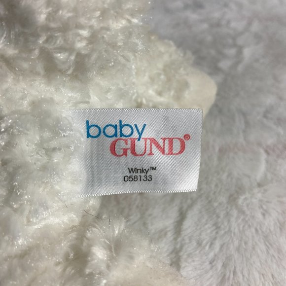 Gund | Toys | Baby Gund Winky Lamb Sheep Plush Rattle Security Sleep ...